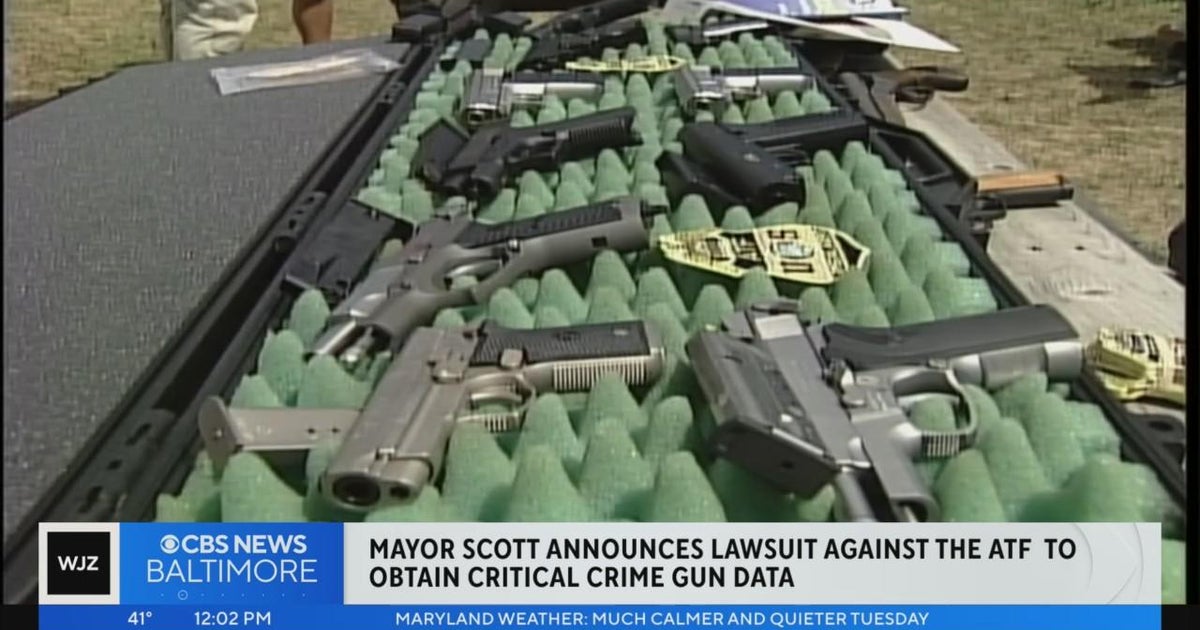 Baltimore City suing ATF over improper denial of gun crime data - CBS ...