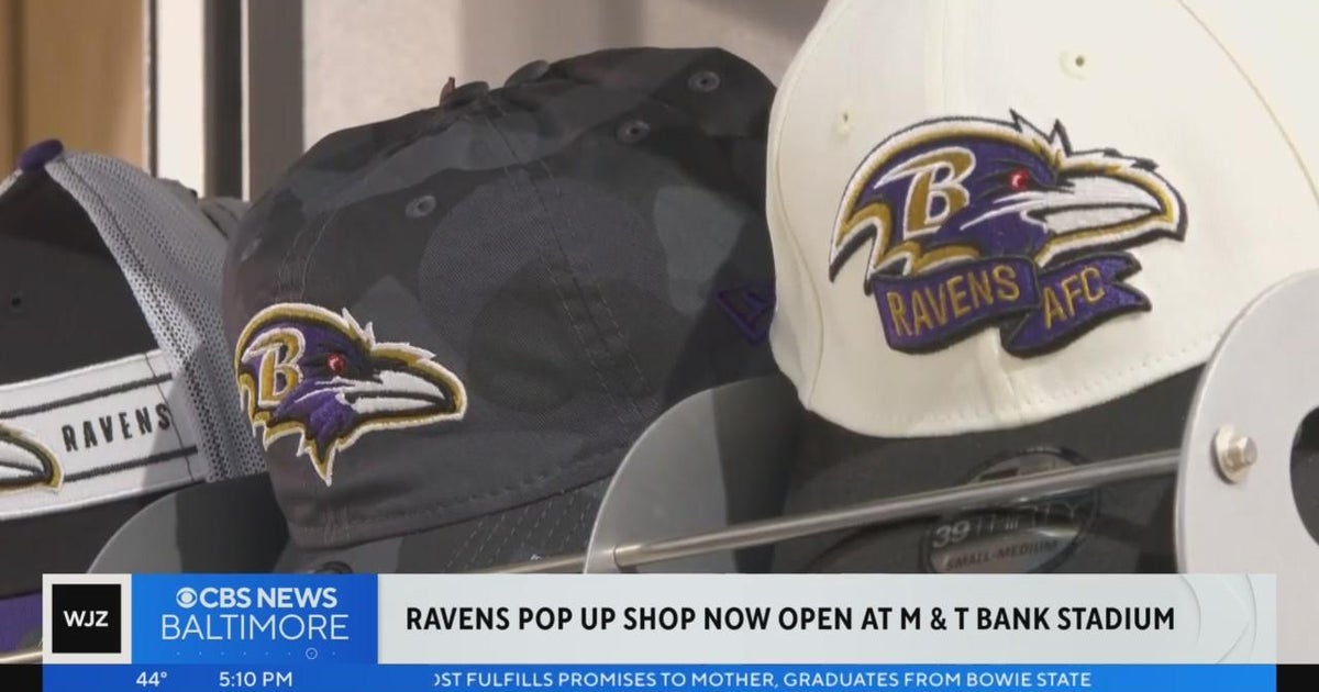 Ravens Pop-up Shop now open at M&T Bank Stadium - CBS Baltimore
