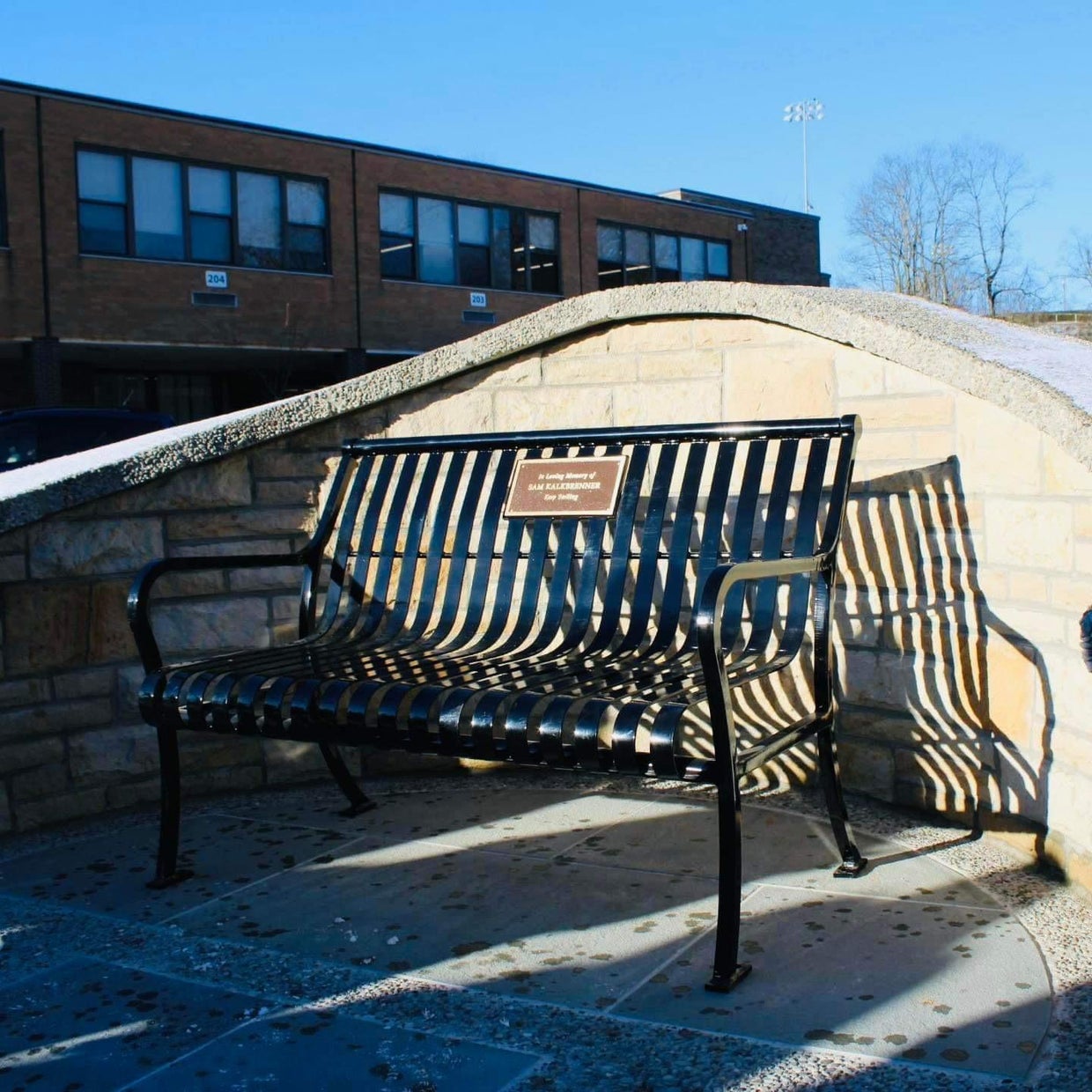 Bench at Serra Catholic High School dedicated in honor of Samantha ...