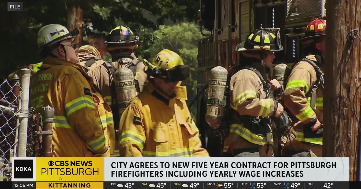 Pittsburgh firefighters union agrees to new contract with city - CBS ...
