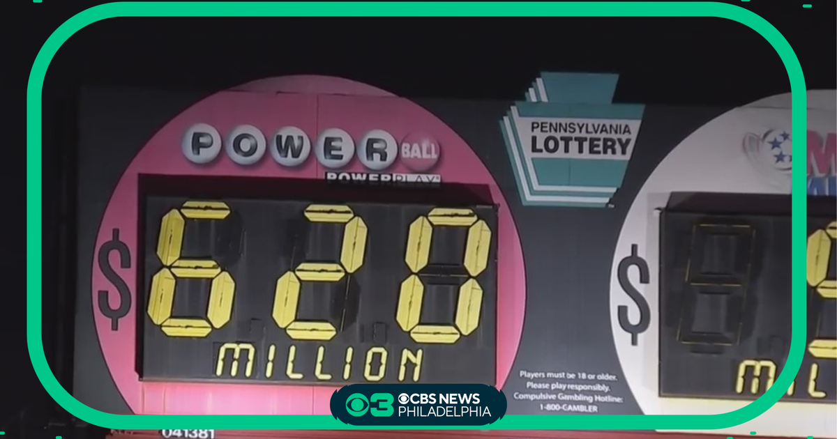 $620 million Powerball drawing tonight - CBS Philadelphia