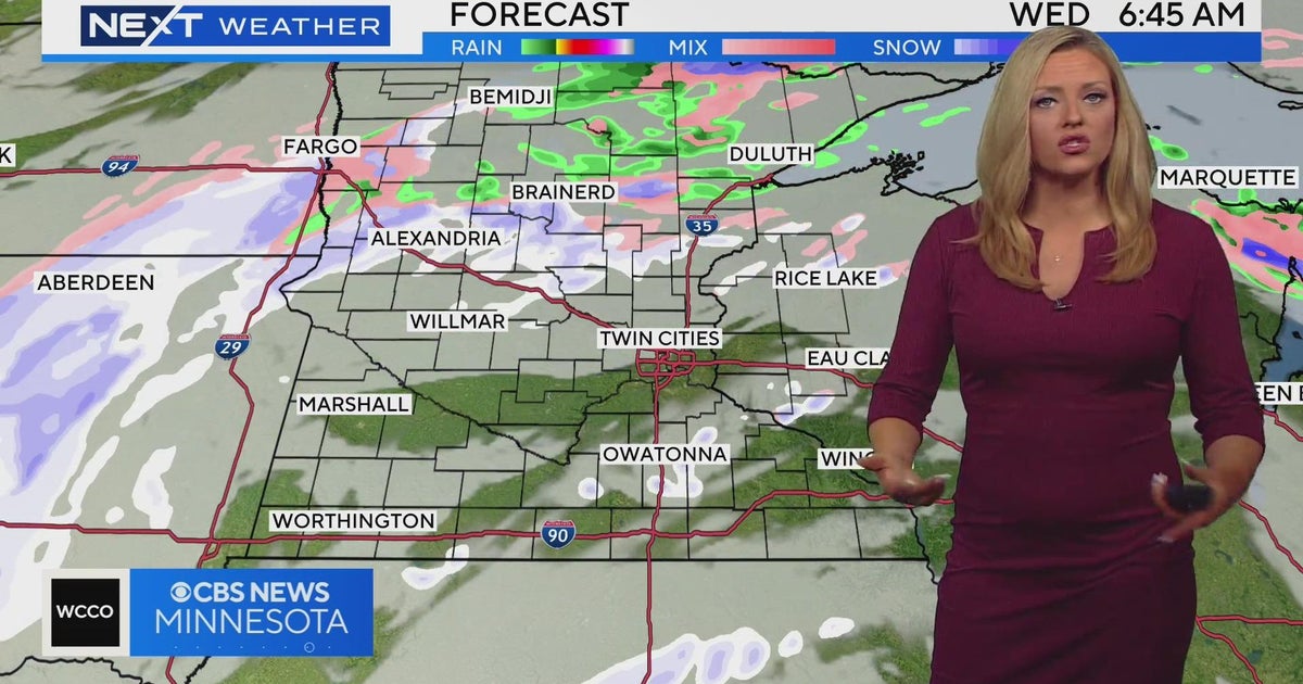 NEXT Weather: Isolated flurries and sprinkles Wednesday - CBS Minnesota