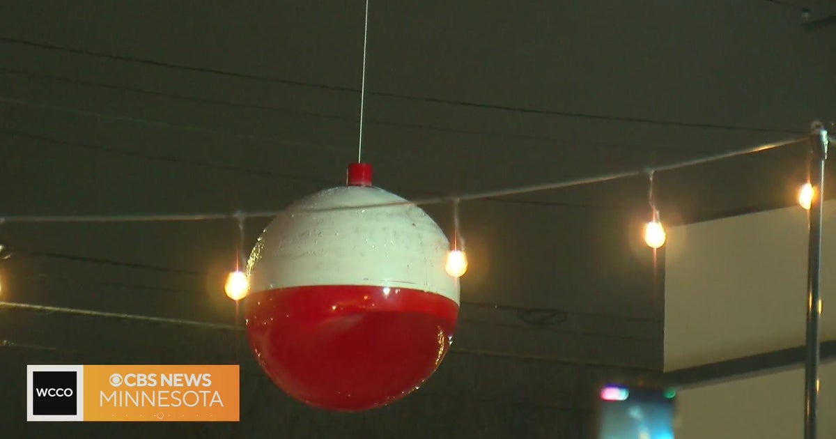 Midway Saloon celebrates new year with bobber drop - CBS Minnesota