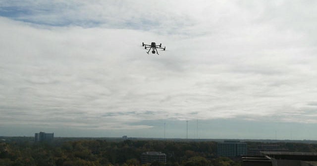 Georgia police department dispatching drones to emergency calls - CBS News