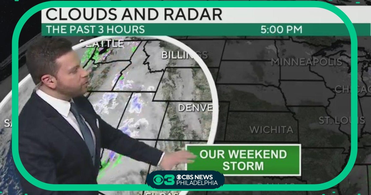 NEXT Weather: Tracking this weekend's storm - CBS Philadelphia