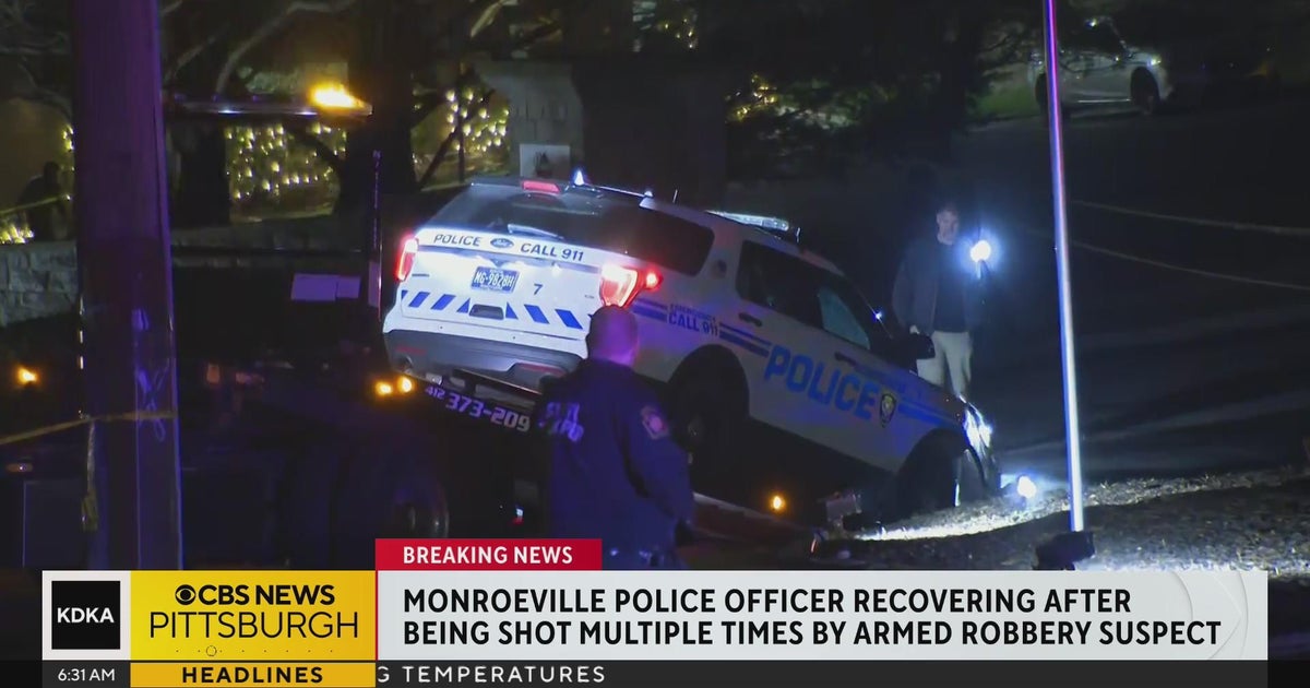 Monroeville Police officer recovering after being shot multiple times ...