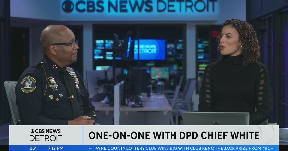 One-on-one with Detroit Police Department Chief James White - CBS Detroit