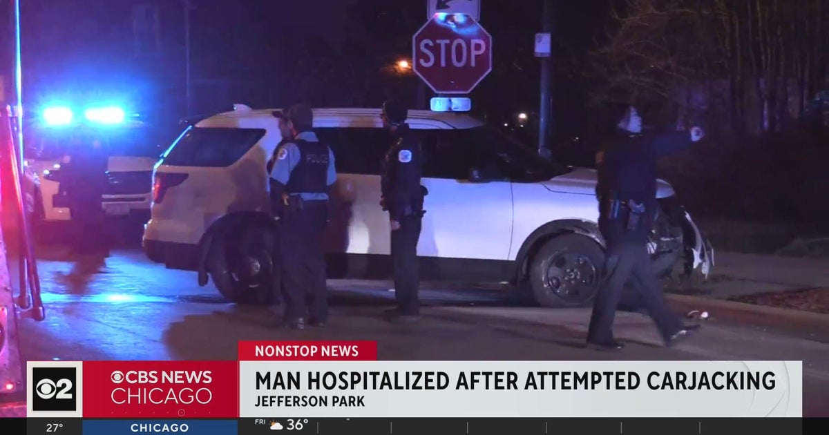 Violent carjacking attempt in Jefferson Park - CBS Chicago