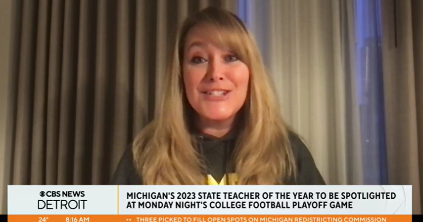 Michigan's 2023 Teacher of the Year to be recognized at CFP National ...