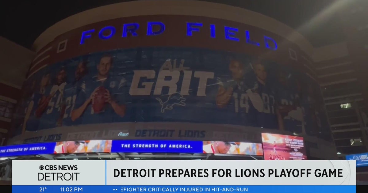 Detroit already prepping for large crowds ahead historic Lions playoff ...