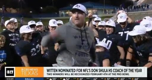 Jason Witten nominated for NFL's Don Shula High School Coach of the ...