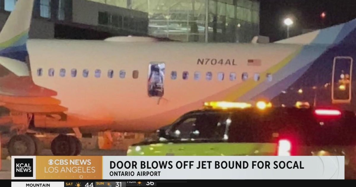 Passengers aboard Alaska Airlines flight react after section of plane ...