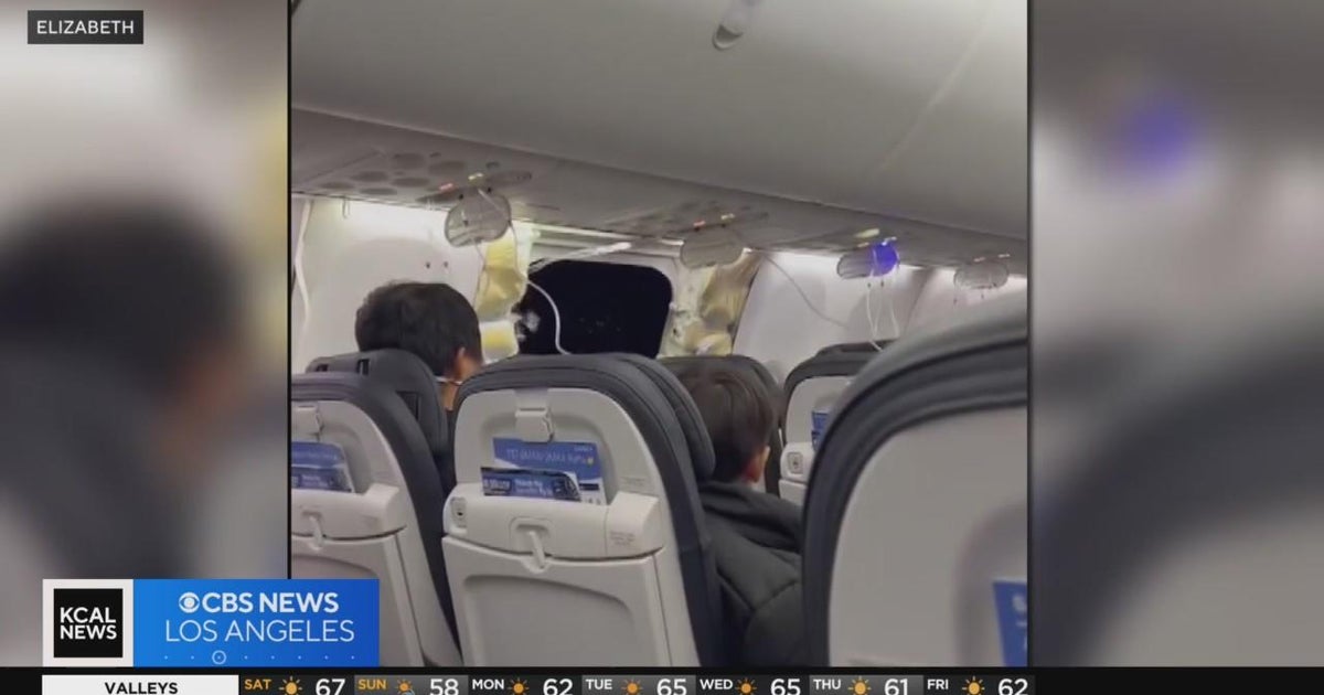 Alaska Airlines flight forced to make emergency landing after window blows out in mid-air - CBS ...