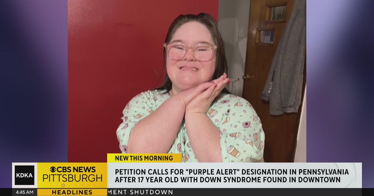 Petition calls for 'Purple Alert' designation in Pennsylvania - CBS ...