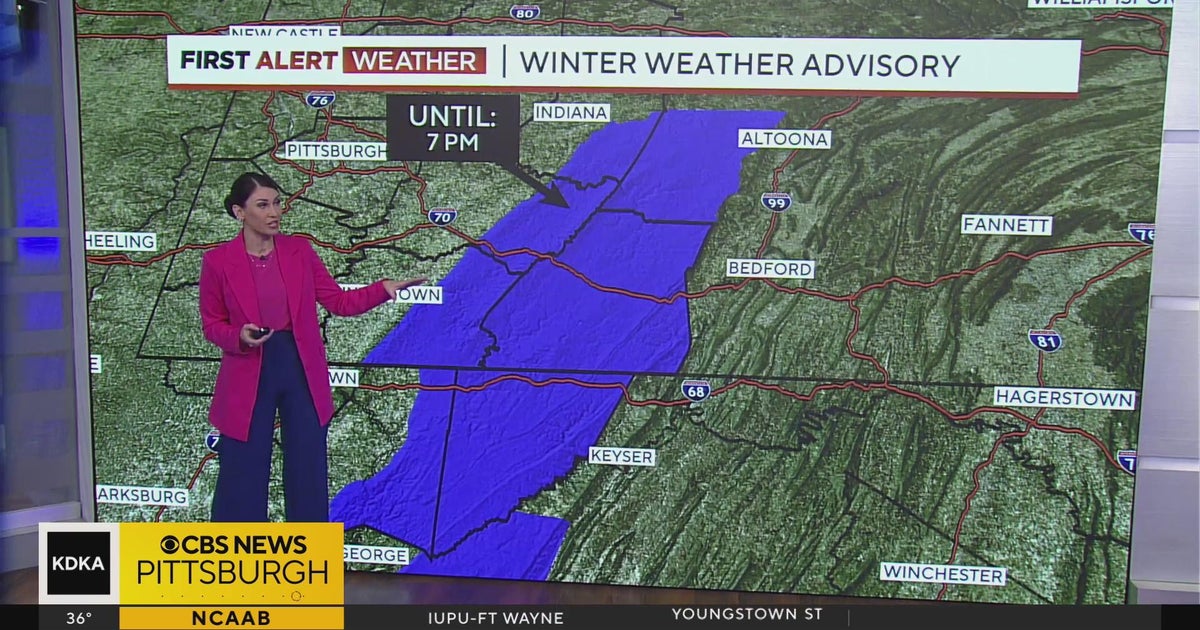 KDKA-TV Afternoon Forecast (1/10) - CBS Pittsburgh