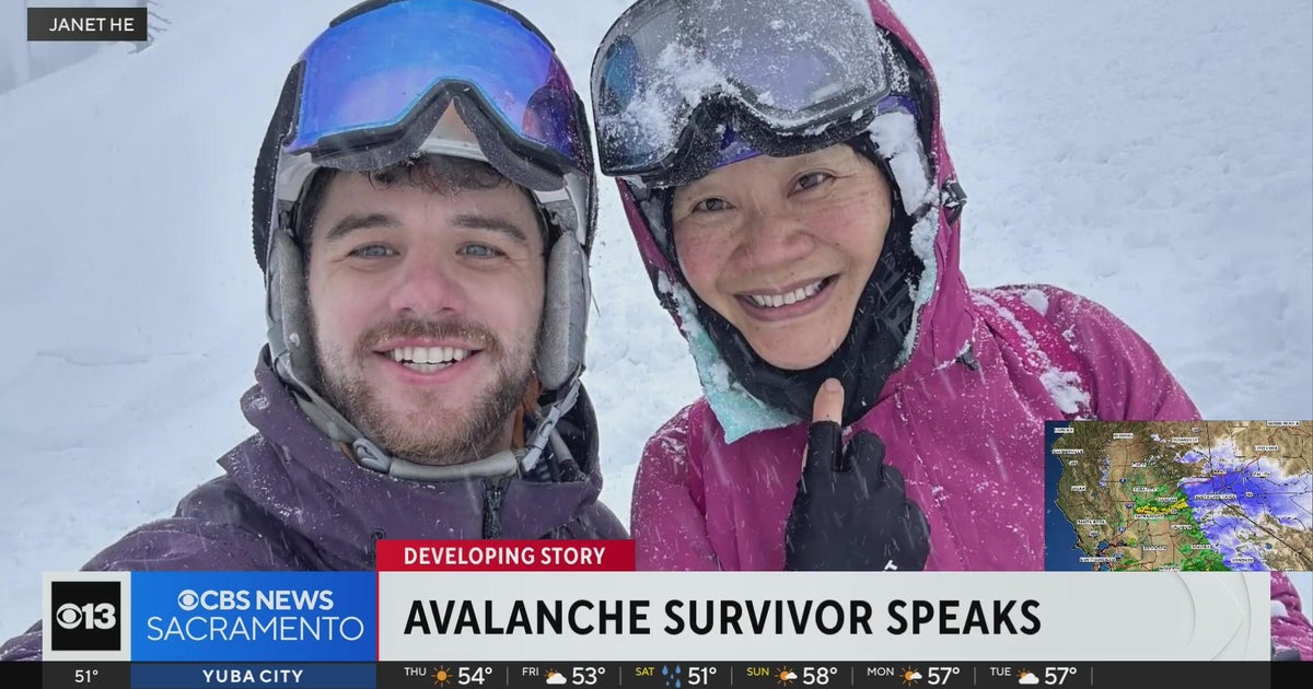 Woman buried in Palisades avalanche escapes with no injuries - CBS Sacramento