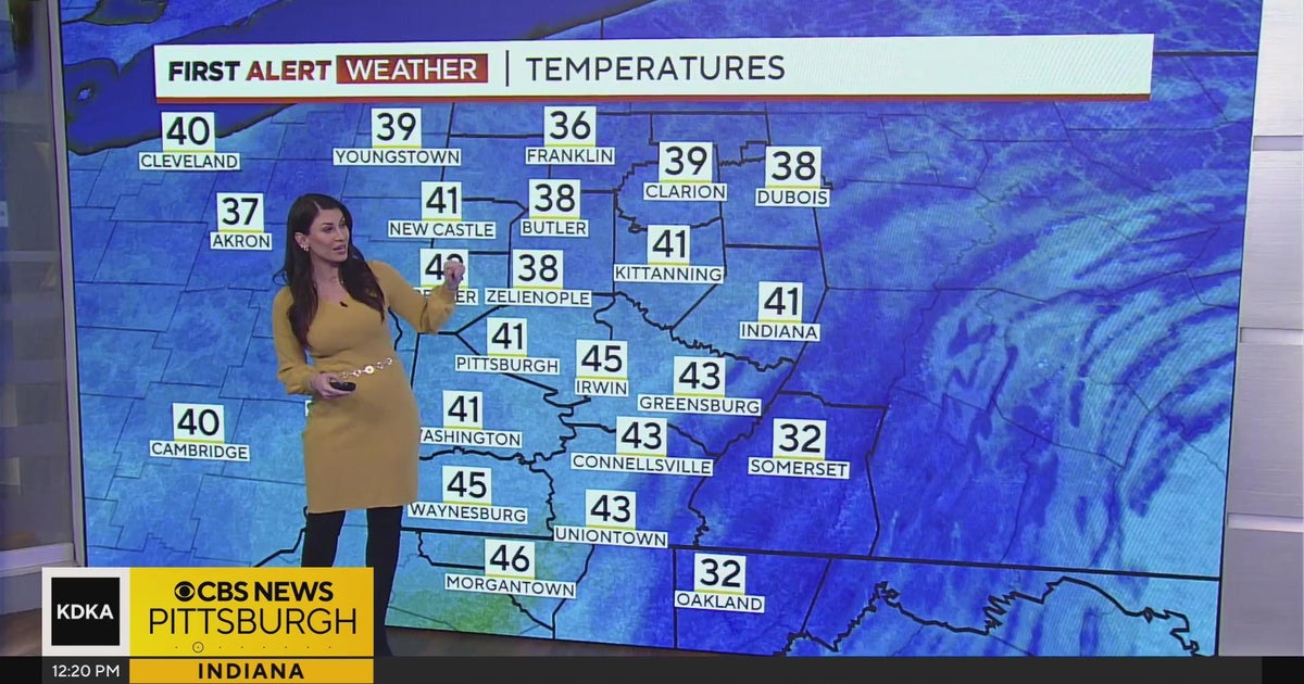KDKA-TV Afternoon Forecast (1/12) - CBS Pittsburgh