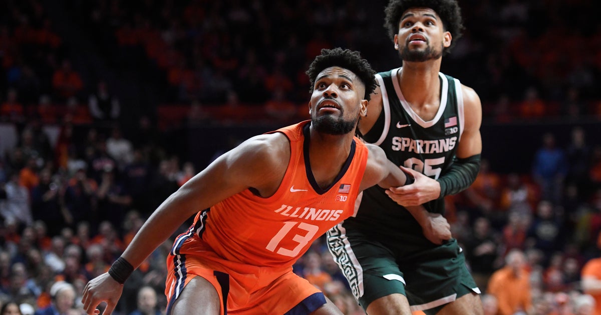 Marcus Domask helps No. 10 Illinois edge Michigan State - CBS Chicago