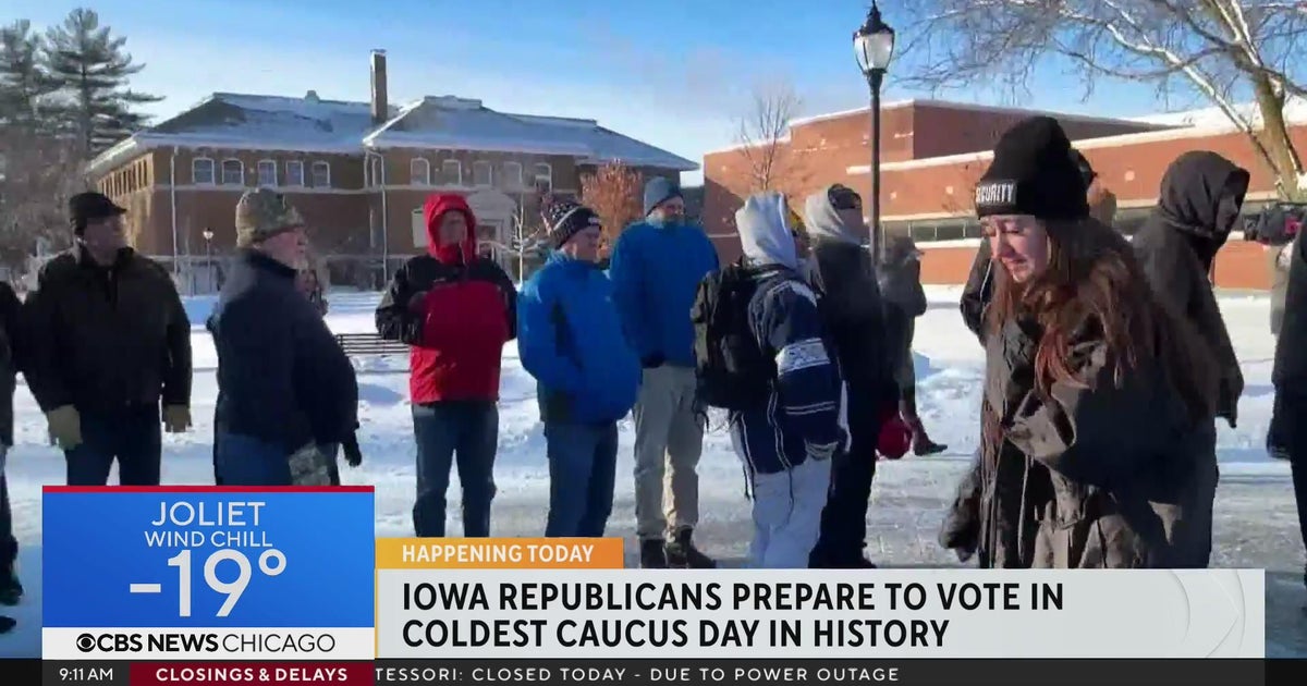 Iowa Republicans prepare to vote in coldest caucus day in history - CBS ...