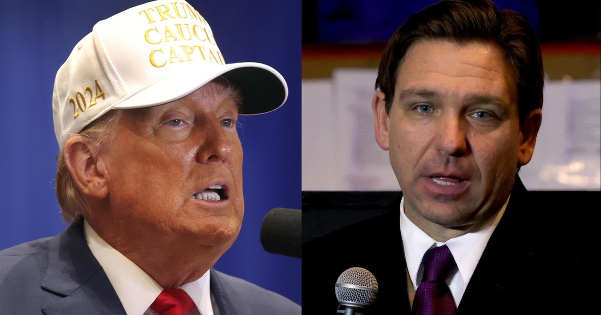 Trump Desantis Bank On Grassroots Efforts To Win Iowa Cbs News