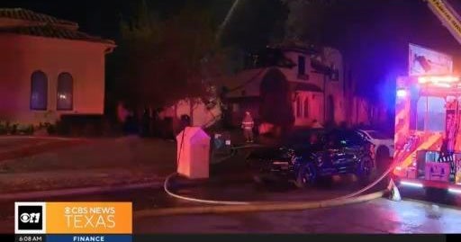 Plano firefighter recovering after house fire - CBS Texas