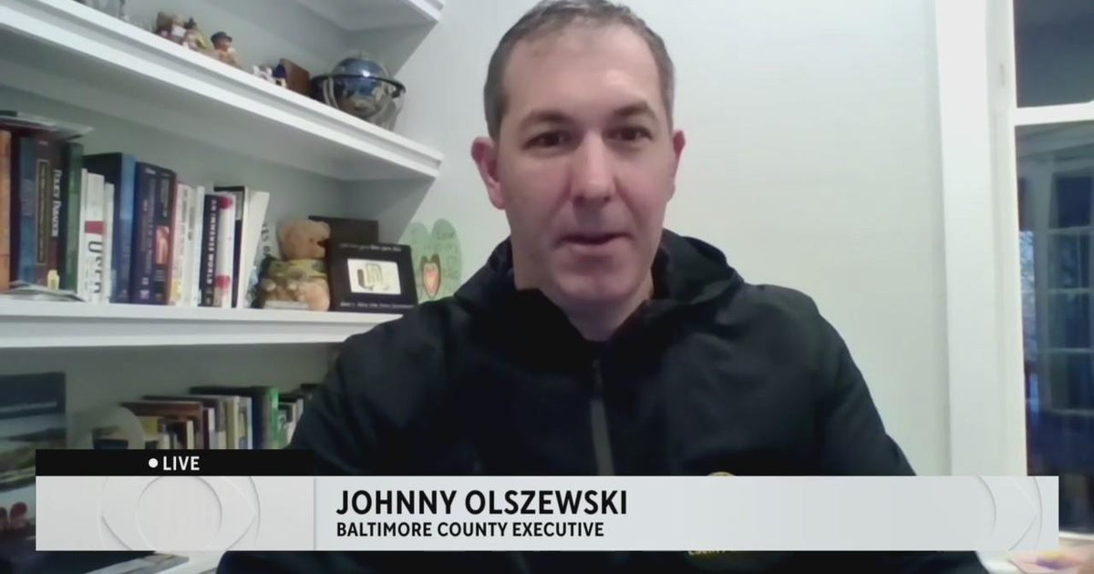 Baltimore County Executive Johnny Olszewski discusses snow and ice ...