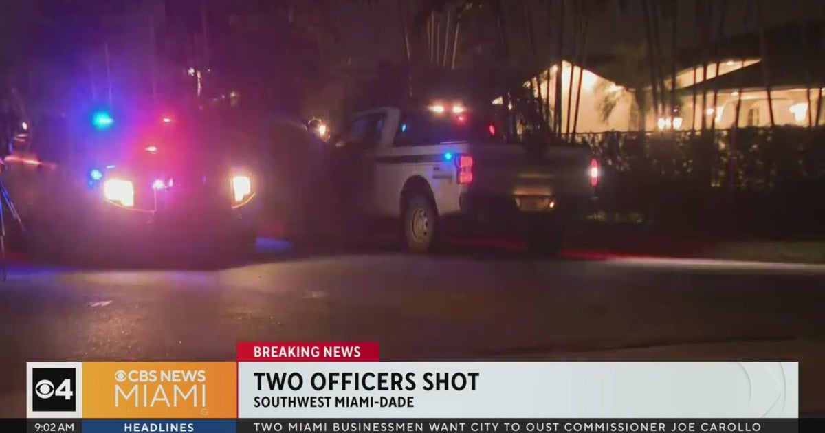 Two Miami-Dade police officers shot while responding to a call about a ...