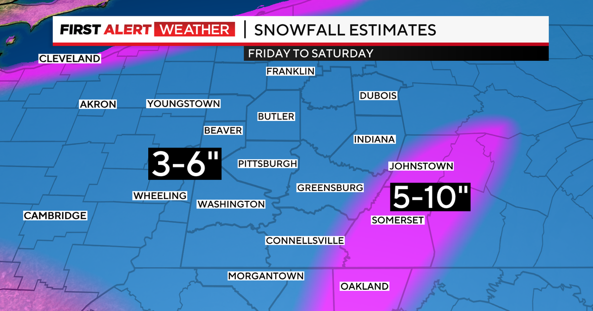 Pittsburgh Weather: Snow throughout the day is expected - CBS Pittsburgh