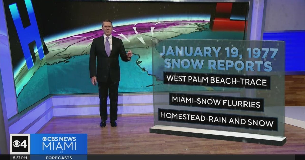 It's been 47 years since it snowed in South Florida - CBS Miami