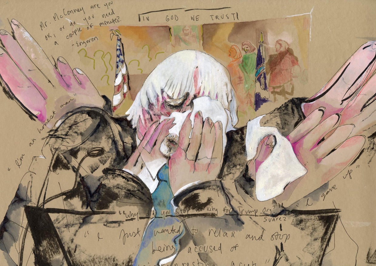 The art of Trump's trials: Courtroom artist turns legal battles into ...