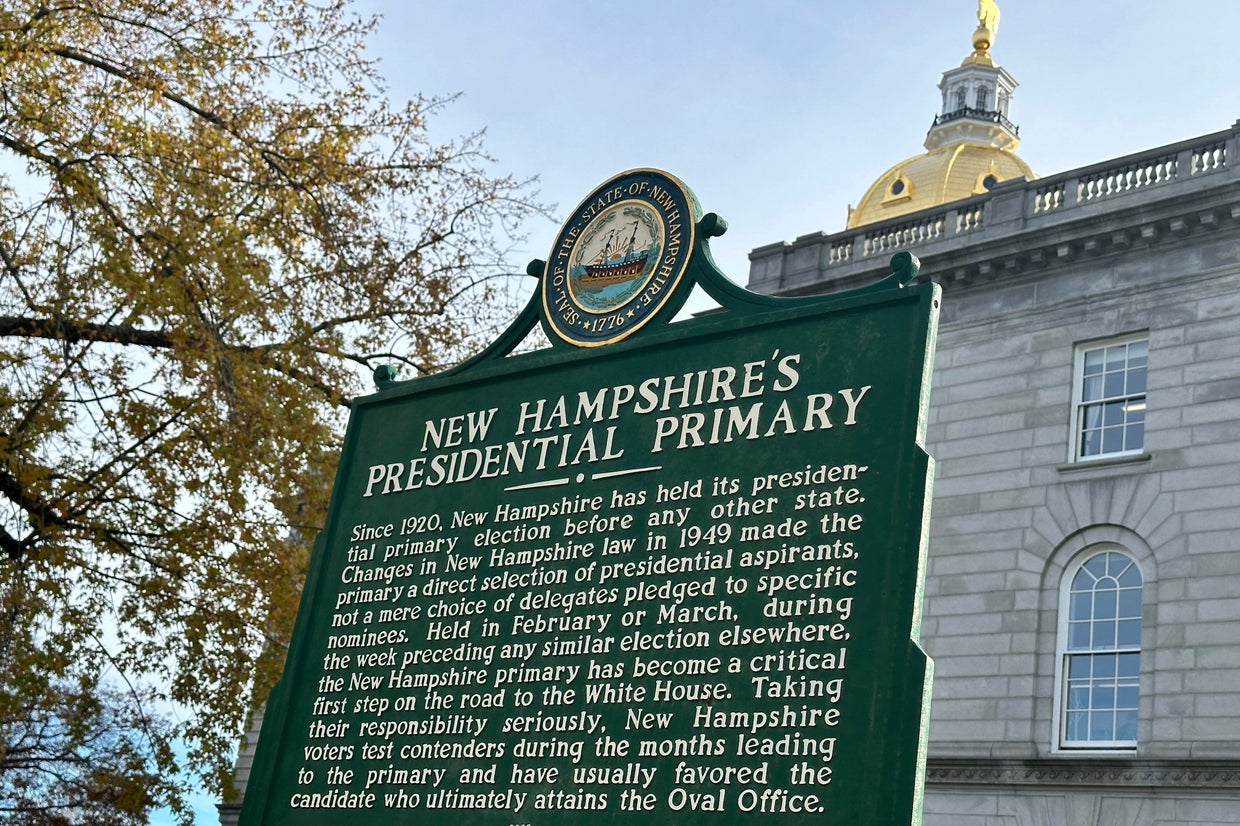 Why the New Hampshire primary is first in the nation - CBS News
