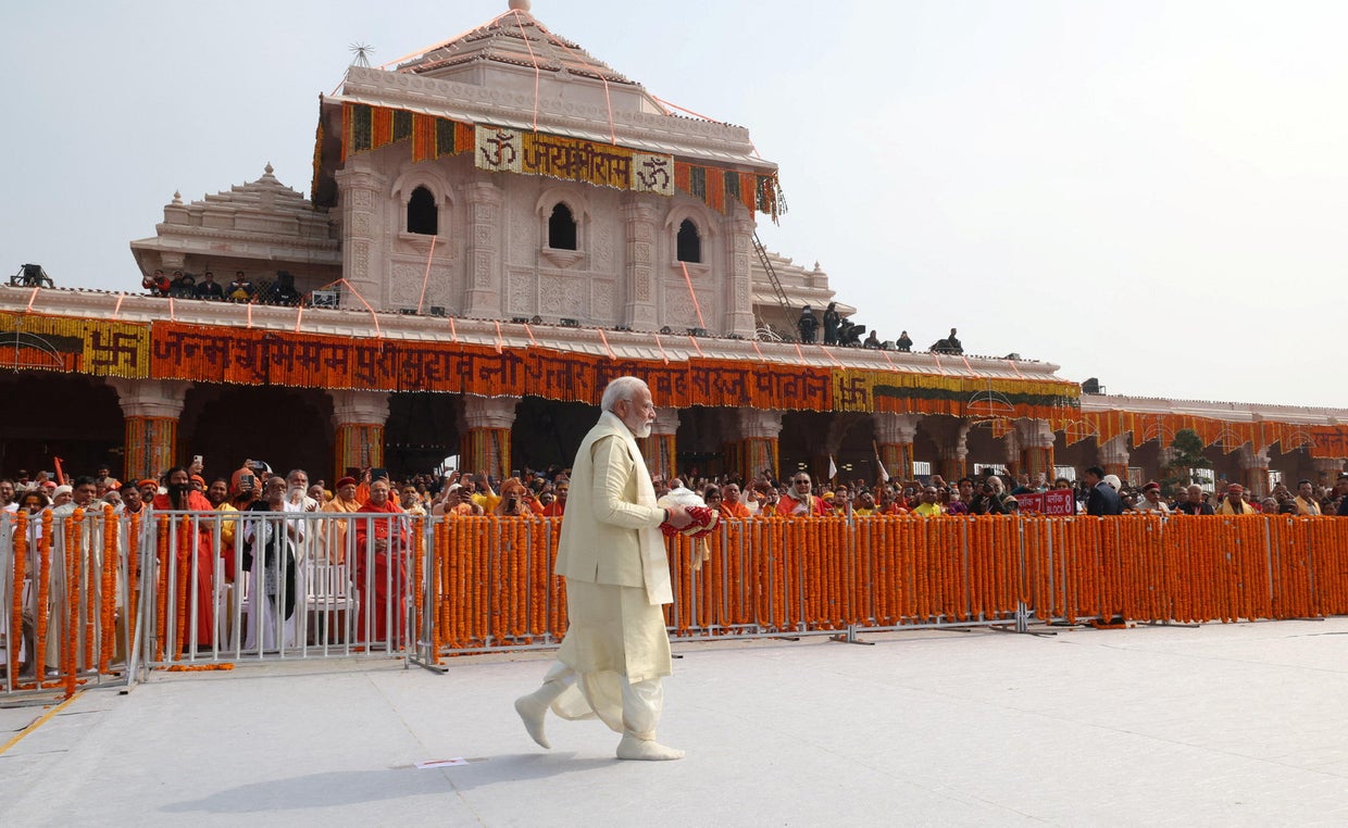 India's Modi inaugurates huge Ayodhya Ram Temple on one of Hinduism's ...