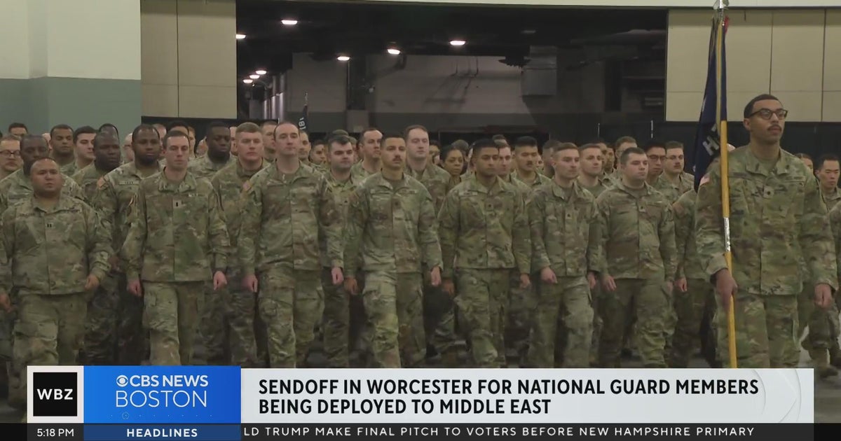 Sendoff in Worcester for National Guard members deployed to Middle East ...