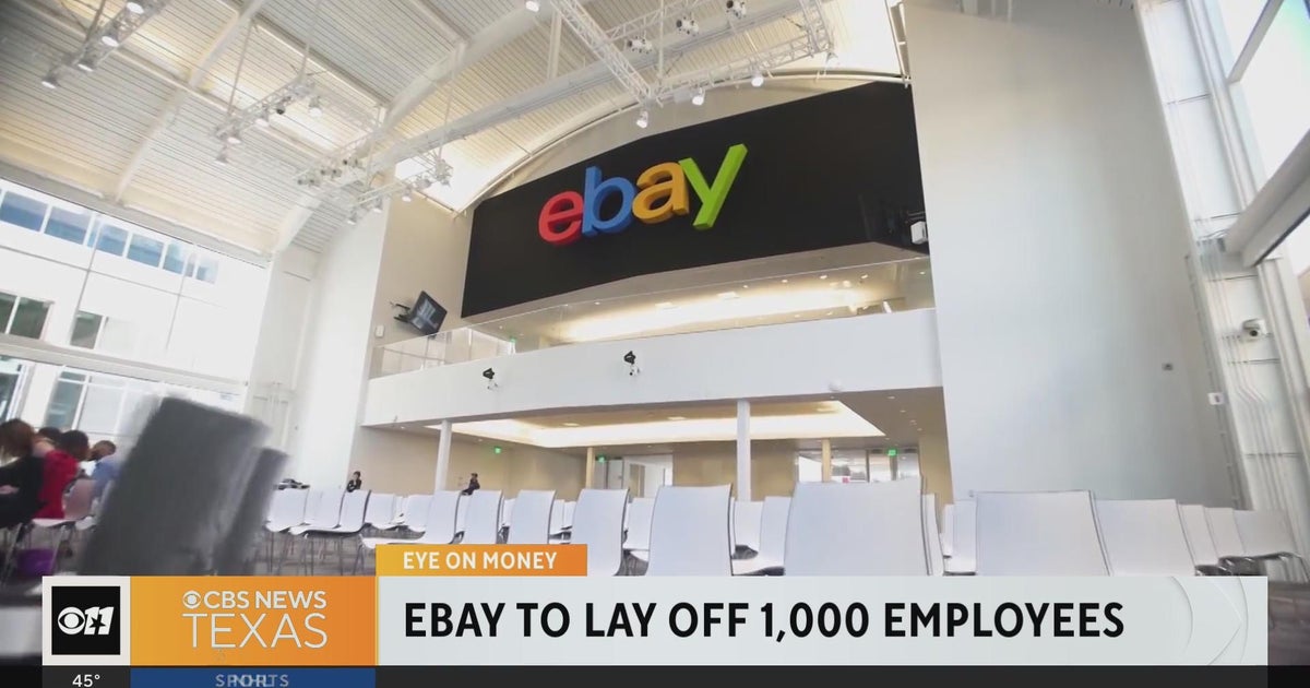 Ebay to lay off 1,000 employees - CBS Texas