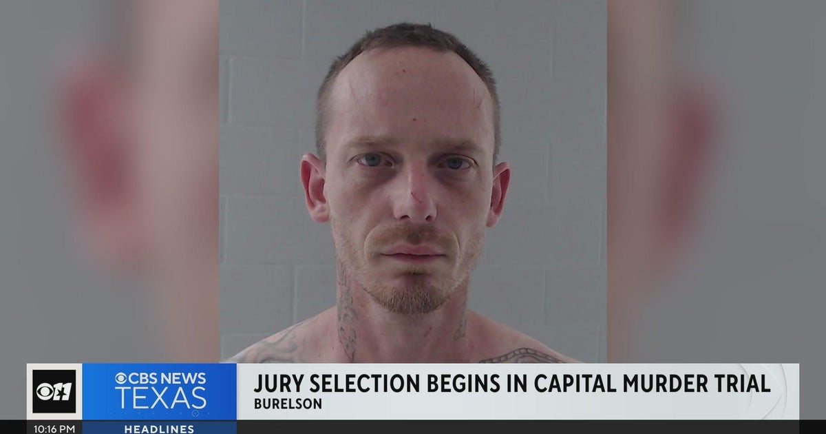 Jury selection begins in Burleson death penalty trial - CBS Texas