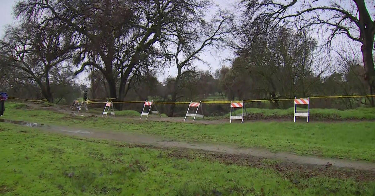 Hidden homeless caves blocked by barricades along the Tuolumne River in ...