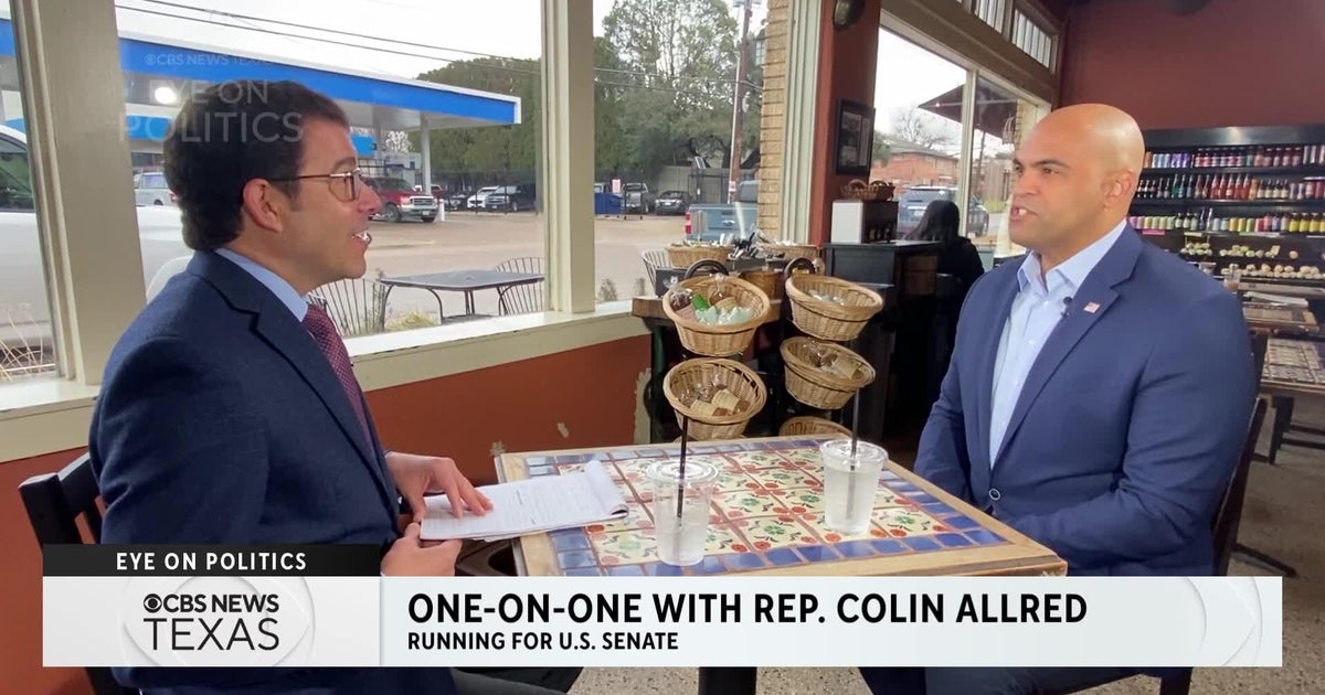 One-On-One with Representative Colin Allred - CBS Texas