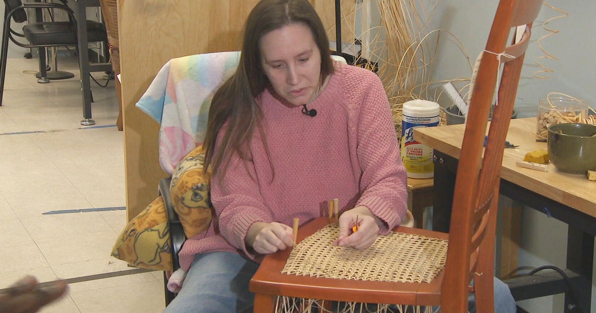 Chair weaving company north of Boston gives people with disabilities a ...