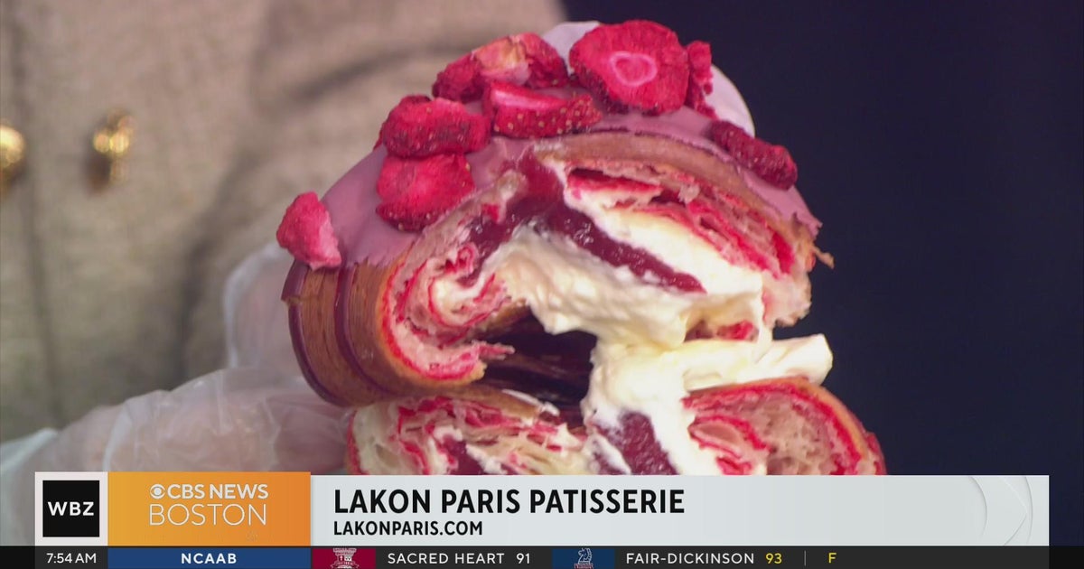 Newton bakery celebrates National Croissant Day - CBS Boston