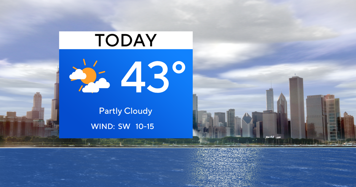 Above-average temperatures in Chicago Monday - CBS Chicago