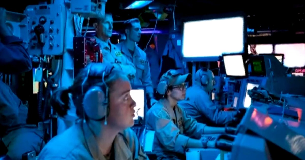 Inside a U.S. Navy base protecting the Red Sea - CBS News