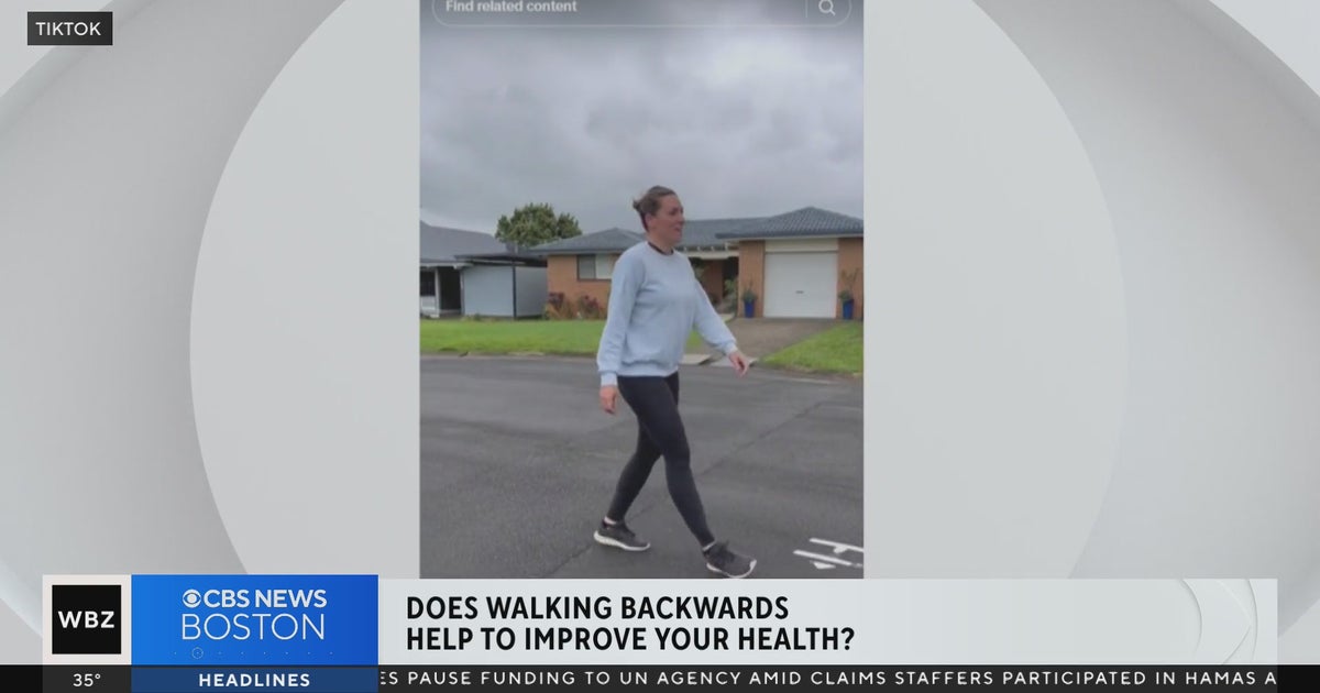 Can the new TikTok walking backwards trend improve your health? - CBS ...