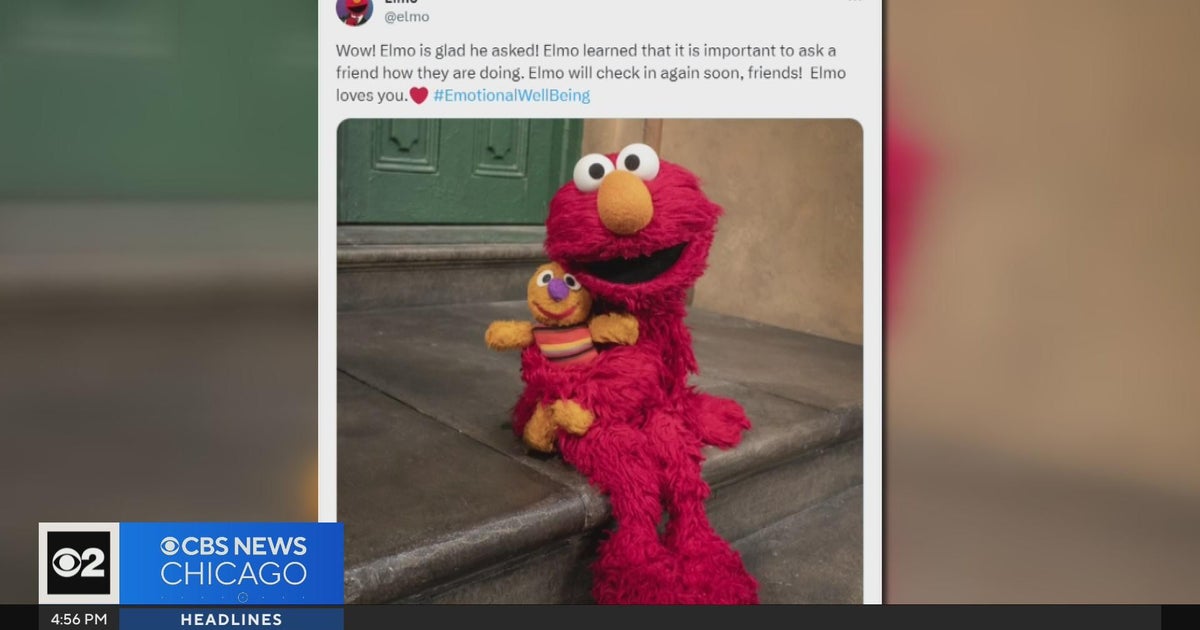 X users open up their emotions to Elmo from Sesame Street - CBS Chicago