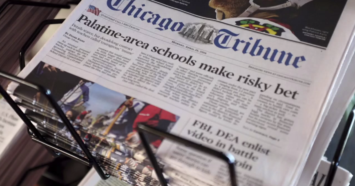 Chicago Tribune journalists set to go on 24-hour strike - CBS Chicago