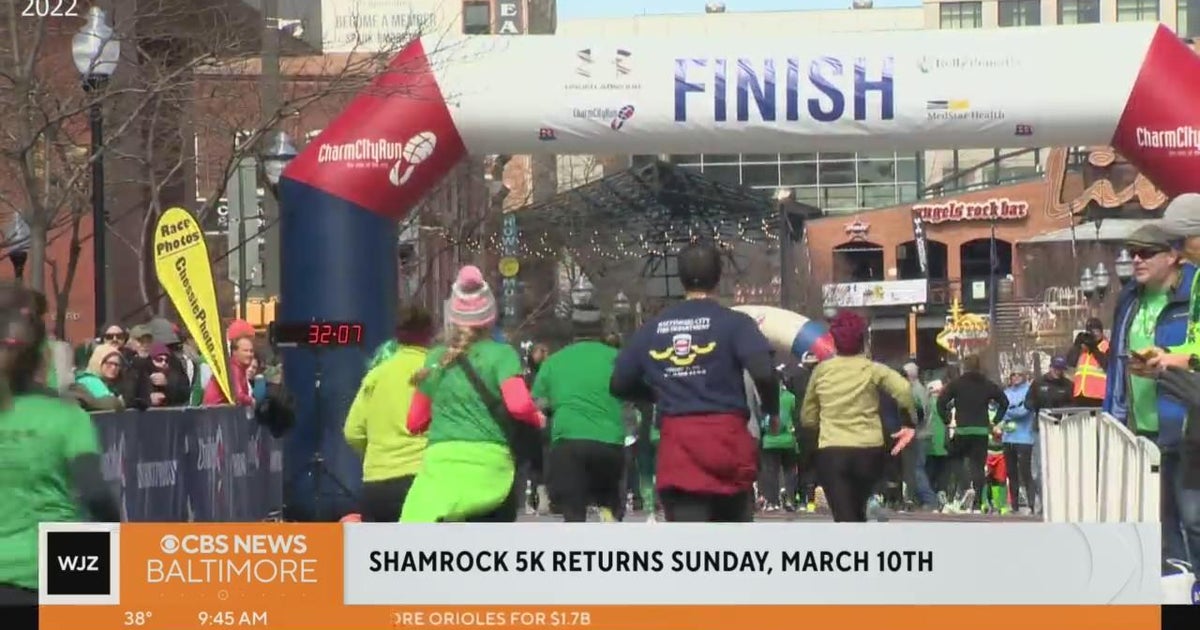 Baltimore's Shamrock 5K Fest returns in March - CBS Baltimore