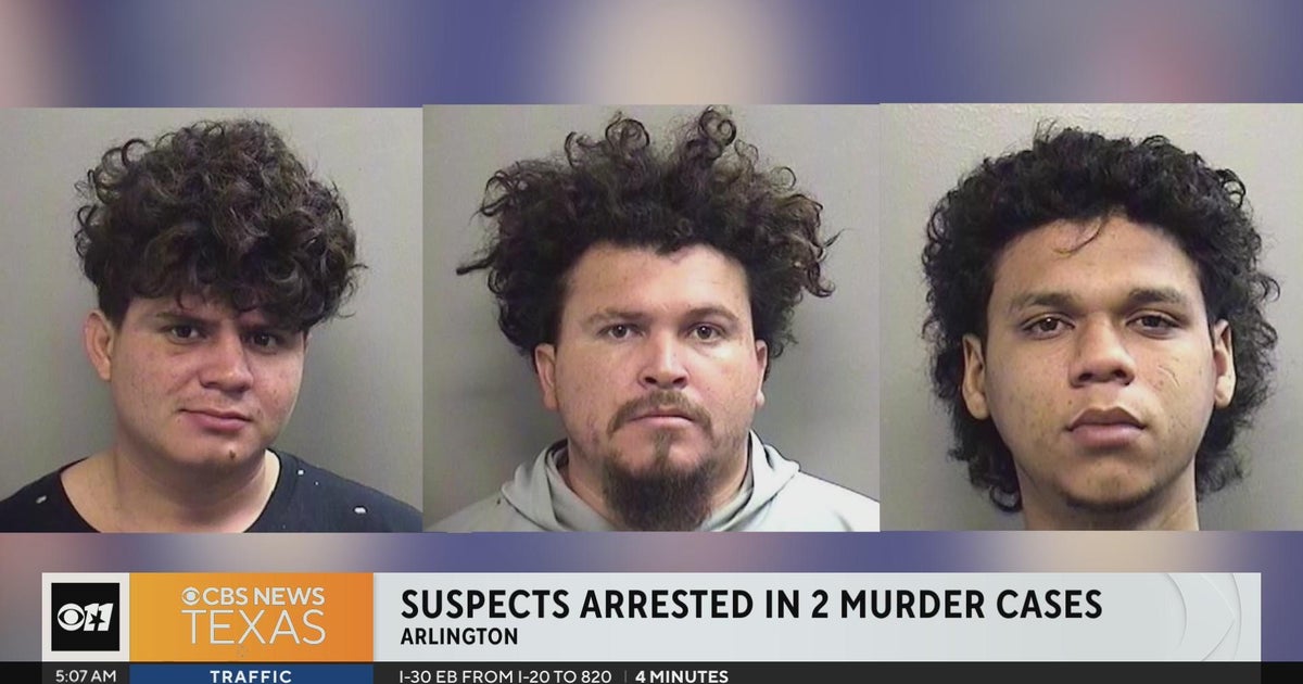 Suspects arrested in 2 Arlington murder cases - CBS Texas