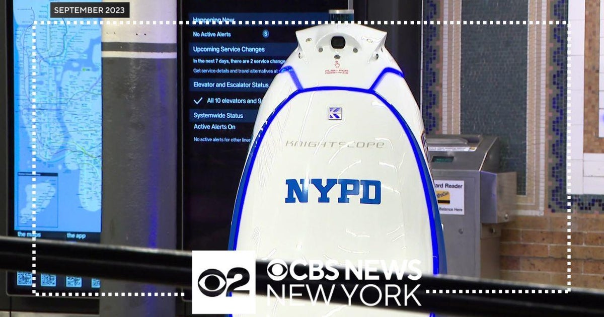 NYPD looking for new location for subway robot - CBS New York