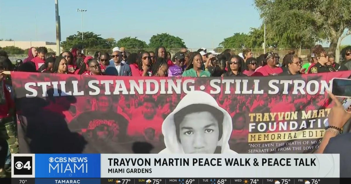 Trayvon Martin Peace Walk & Peace Talk - CBS Miami