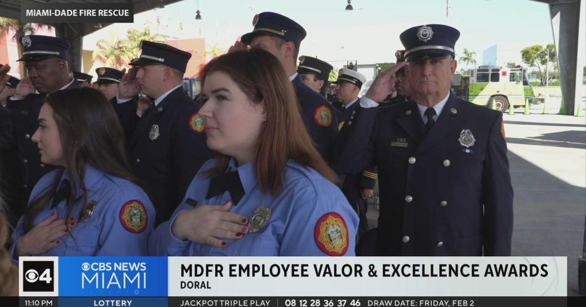 Miami-Dade Fire Rescue Employee Valor & Excellence Awards - CBS Miami