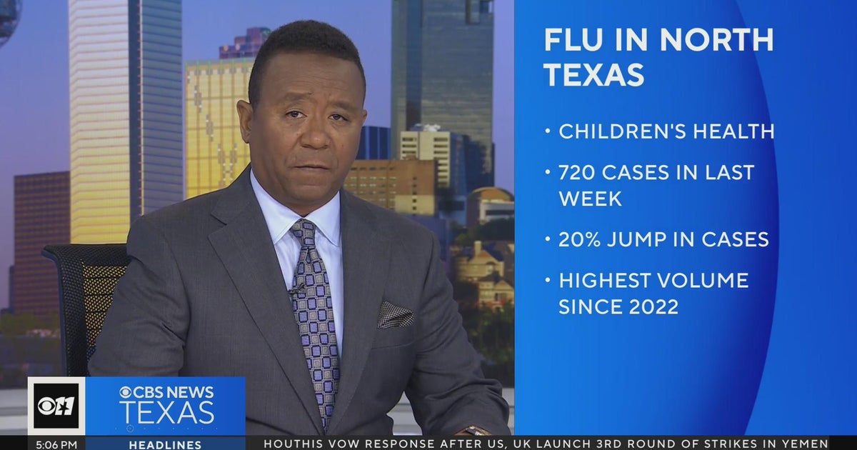 Flu continues to spike in North Texas - CBS Texas